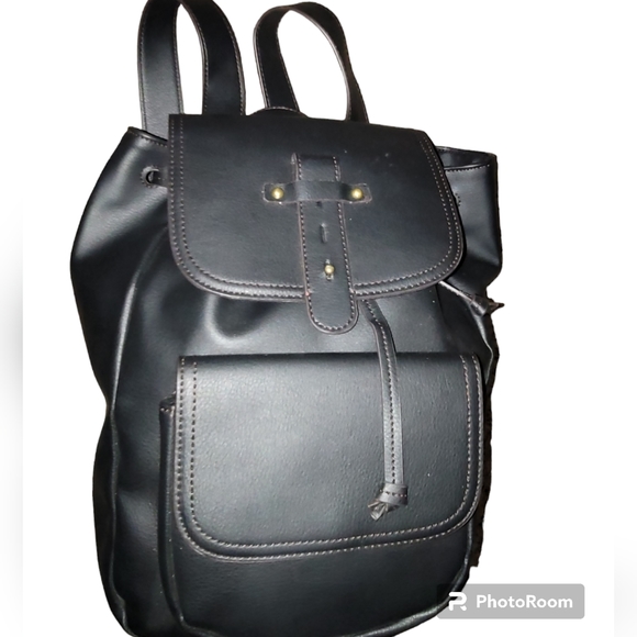 a.n.a | Bags | Ana New Approach Black Leather Adjustable Straps ...